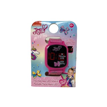 Nickelodeon Jojo Siwa Unisex Child LCD Watch with a Slide Charm ...