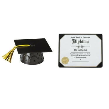 Decopac Black Graduation Cap with Tassel DecoSet Cake Topper - Walmart.com