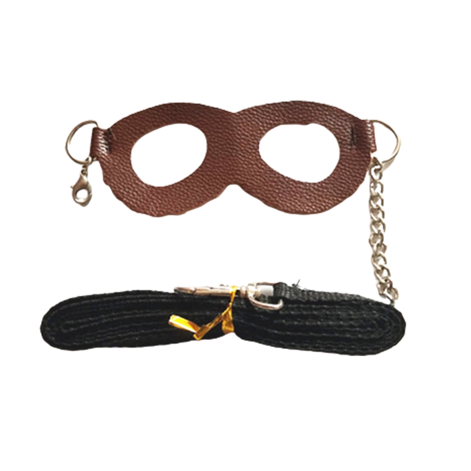 Squirrel Harness Anti-knot Anti-biting Faux Leather Pet Leash Chest ...