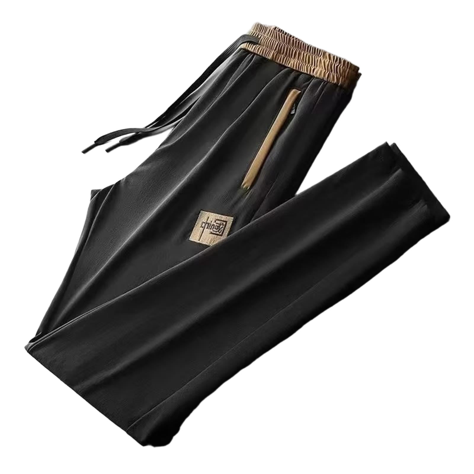 Click here for Ediodpoh Mens High Stretch Ice Silk Pants For Summ... prices