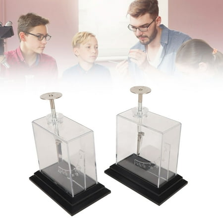 Foil Electroscope, Acrylic Metal Physics Electrometer High Sensitity ...