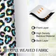 Blue Leopard Print Pattern Blackout Curtains,Triple Weaved Fabric ...