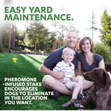 Simple Solution Dog/Puppy Outdoor Potty Training Pee Post - 13in. Stake ...