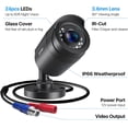 1080P 4 Pack HD TVI Security Cameras, 80ft Night Vision, Outdoor Indoor ...
