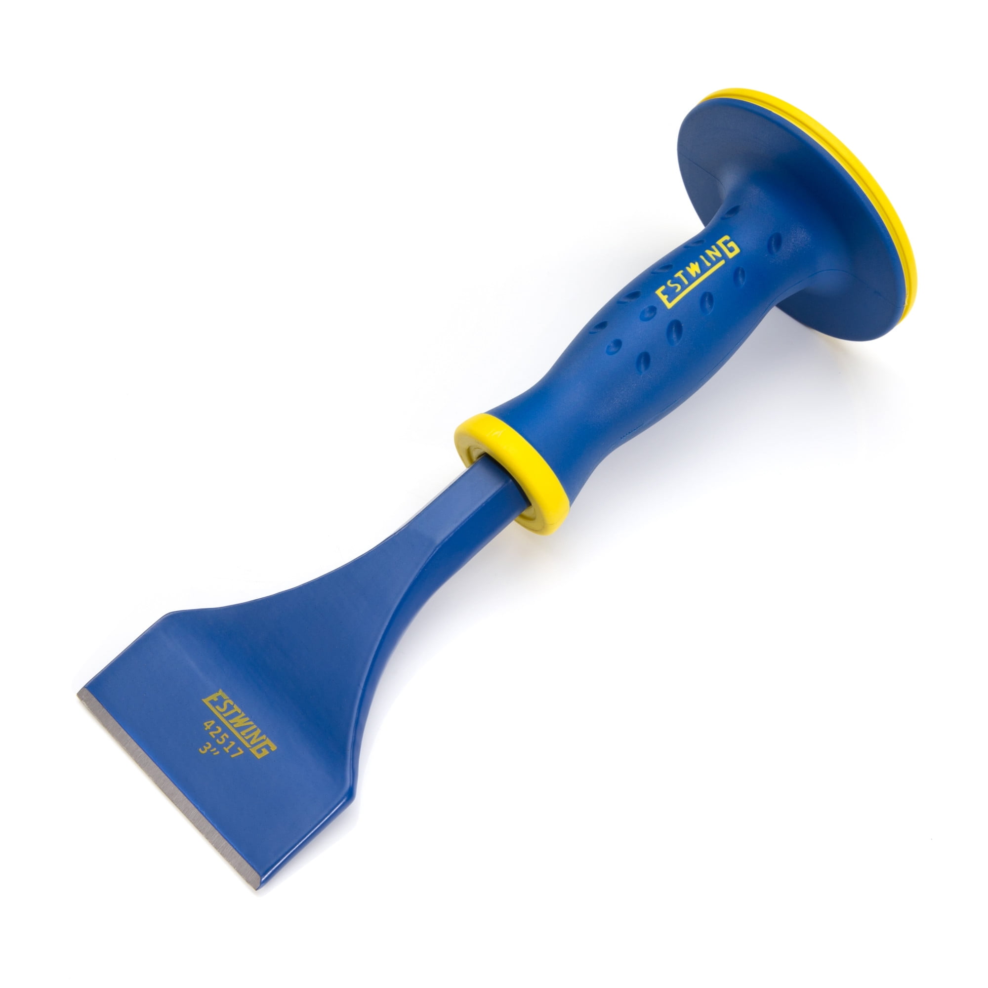 Estwing 3-Inch Wide Flooring Chisel with Protective Hand Guard Grip ...