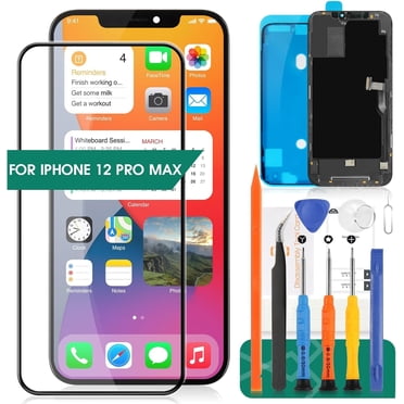iPhone 12 Pro Max LCD Screen Replacement Kit with 3D Touch and Repair ...