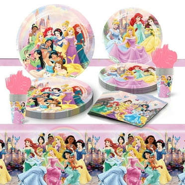 Disney Princess Birthday Party Supplies Bundle Disney Princess Plates ...