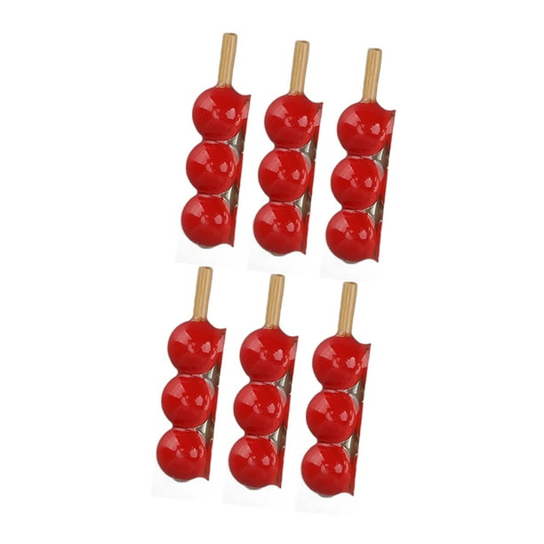 Resin Dollhouse Sugar Coated Haws,20pcs Dollhouse Sugar Coated ...