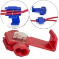 125 count Solderless Quick Splice Snap Wire Splitter Tap Connectors ...