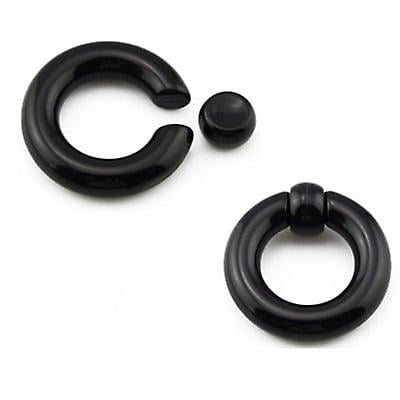 Acrylic Bcr- Captive Plug Expander, Gauge Bead Ear Tunnel, Nose Ring ...
