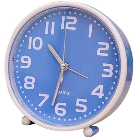 5"Mini Vintage Classic Analog Alarm Clock with Backlight, Battery ...