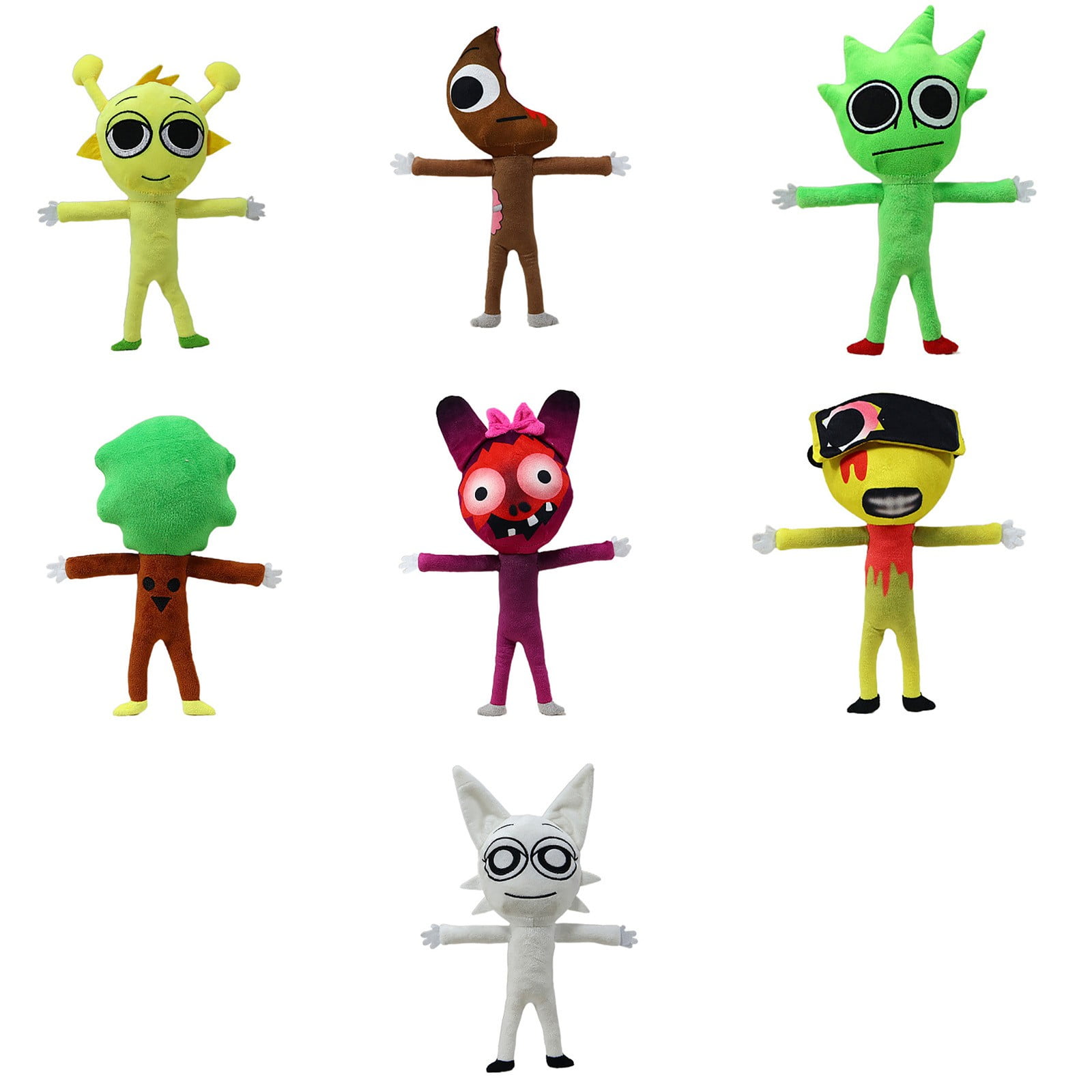 Sprunki, Sprunki Plush Toys, Sprunki Plushies Games Plush, Soft Cute ...