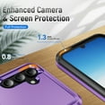 Compatible with Samsung Galaxy A15 5G/4G Phone Case Tempered Glass ...