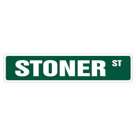 STONER Street Sign | Indoor/Outdoor | 30" Wide Plastic Sign | Walmart ...
