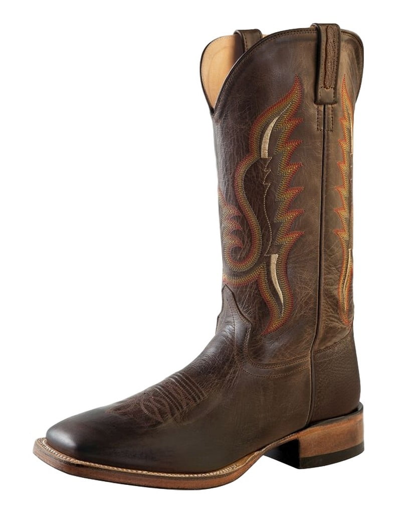 Old West Cowboy Boots Mens Stitching Cushion Brown Canyon Rust BSM1855 ...