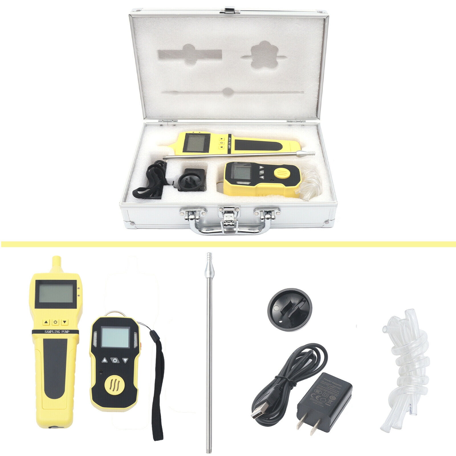 Buy 110V Hydrogen Sulfide H2S Detector & Analyzer + PUMP with Probe 0 ...