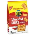RITZ Toasted Chips Original Crackers 11.4 oz Family Size Crispy Snack ...
