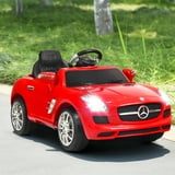 Goplus red mercedes benz sls r/c mp3 kids ride on car electric battery ...