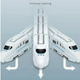Kids DIY Simulation High Speed Railway Train Toy Car Electric Sound ...