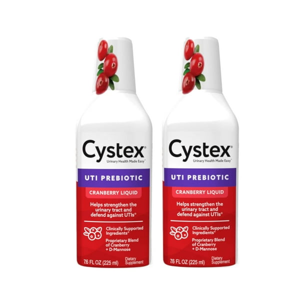 Cystex Cranberry Liquid Complex, Urinary Health, 7.6 oz, 2 Pack ...