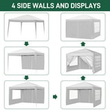 Ktaxon 10'x10' Outdoor Easy Setup Weather-Resistant Canopy Party Tent ...