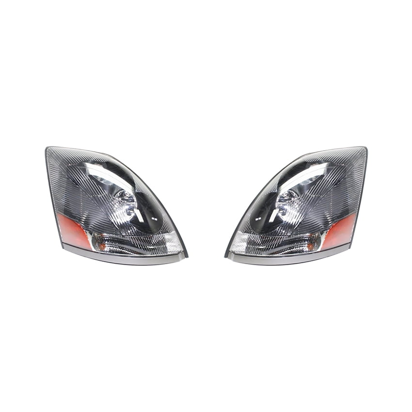 New Headlight Pair Fits Volvo Hd VNL Base Straight 2004-2015 82329124 ...