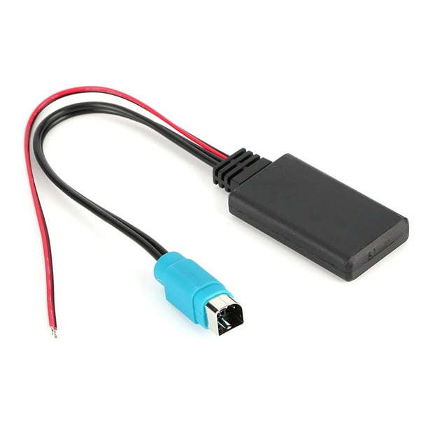 Adaptador AUX para Alpine,Adaptador Bluetooth AUX‑IN KCE‑237B Adaptador Bluetooth AU IN Cable ...