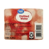 Great Value Distilled Water, 1 Gallon - Walmart.com