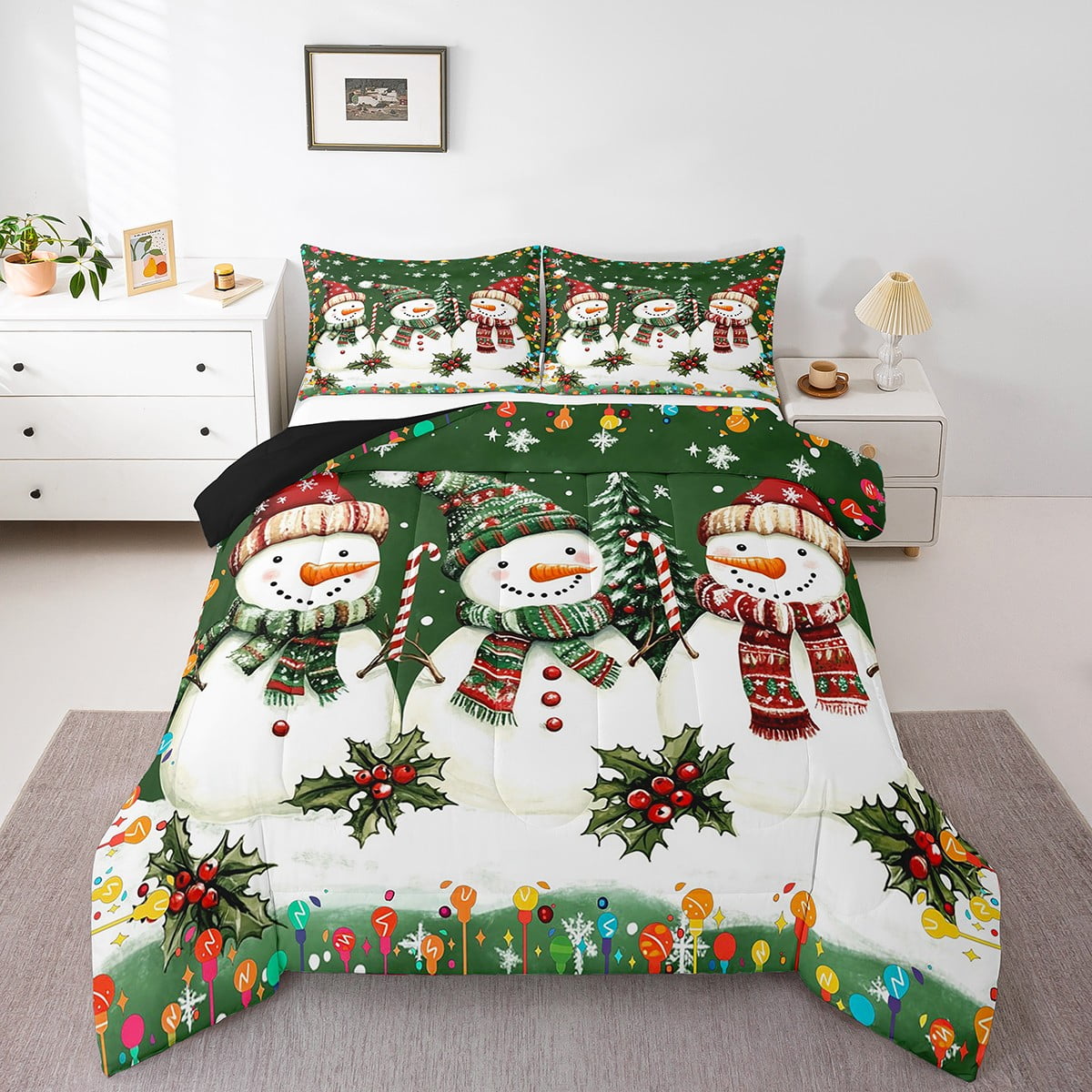 Click here for Yst Kids Merry Christmas Bedding Set King Size Kaw... prices