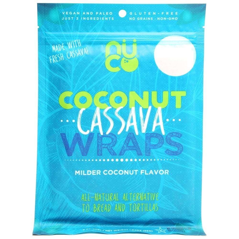 NUCO - Coconut Cassava Wraps Milder Coconut - 5 Count - Walmart.com ...