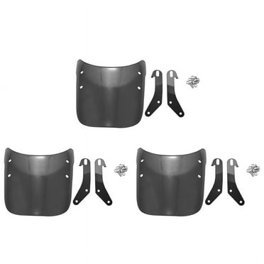 Emgo Venom Mini Cafe Black Fairing Windshield 5.75" Headlight Opening ...