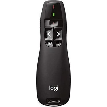 Logitech R400 Wireless Presenter, Presentation Clicker Remote Pointer ...