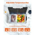 Car Refrigerator, 12 Volt Car Refrigerator Fridge, 58 QT/55 L Dual Zone ...
