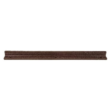 GroundSmart Roman Brick Landscape Edging, 4' Gray Rubber Garden Border ...