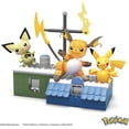 MEGA Pokemon Pikachu Set: Buildable, Poseable Figures with Battle ...