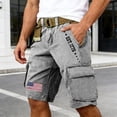Bainana Men'S Cargo Shorts Independence Day American Flag Hiking Shorts ...