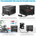 JUNCHI-Voltage Converter 500W Voltage Transformer, Step Up Down 110v ...
