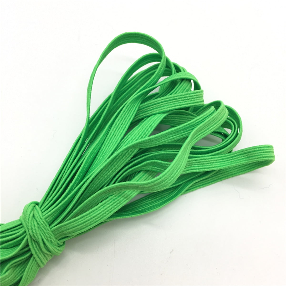 10 Yards Braided Flat Elastic Stretch Band for Sewing, Crafts, DIY Mask ...