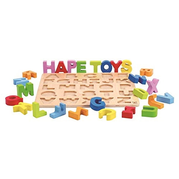 Hape Alphabet Blocks Learning Puzzle | Letras de madera ABC Colorido ...