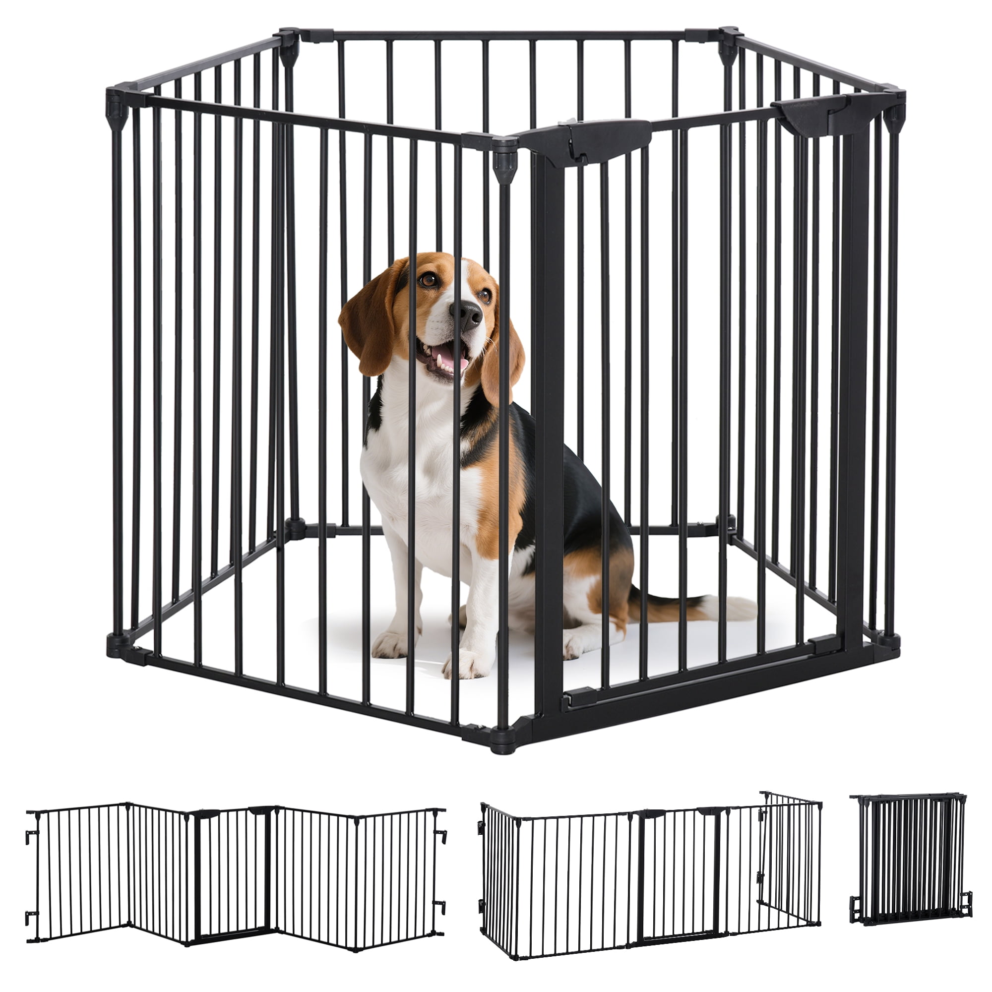Click here for Pawhut Dog Playpen Indoor For Small Medium Dogs Wi... prices