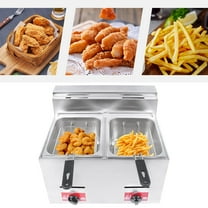 12L Commercial Propane Deep Fryer Countertop Gas Fryer & 2Baskets LPG ...