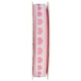 Offray Ribbon, Pink 3/8 inch Hearts Woven Ribbon, 9 feet - Walmart.com