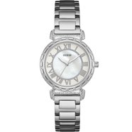 GUESS Women's W0448L9 Dress Watch, Multi-function, Stainless Steel ...