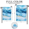 Abstract Waves Garden Flag 28x40 Inch Ocean Beach Spray Surrealism ...