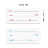 500Pcs Storage Labels Removable Self-Adhesive Dissolvable easy to font ...