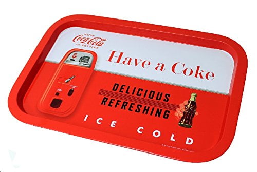 Coca Cola Tin Rectangle Serving Tray - Replica - Walmart.com