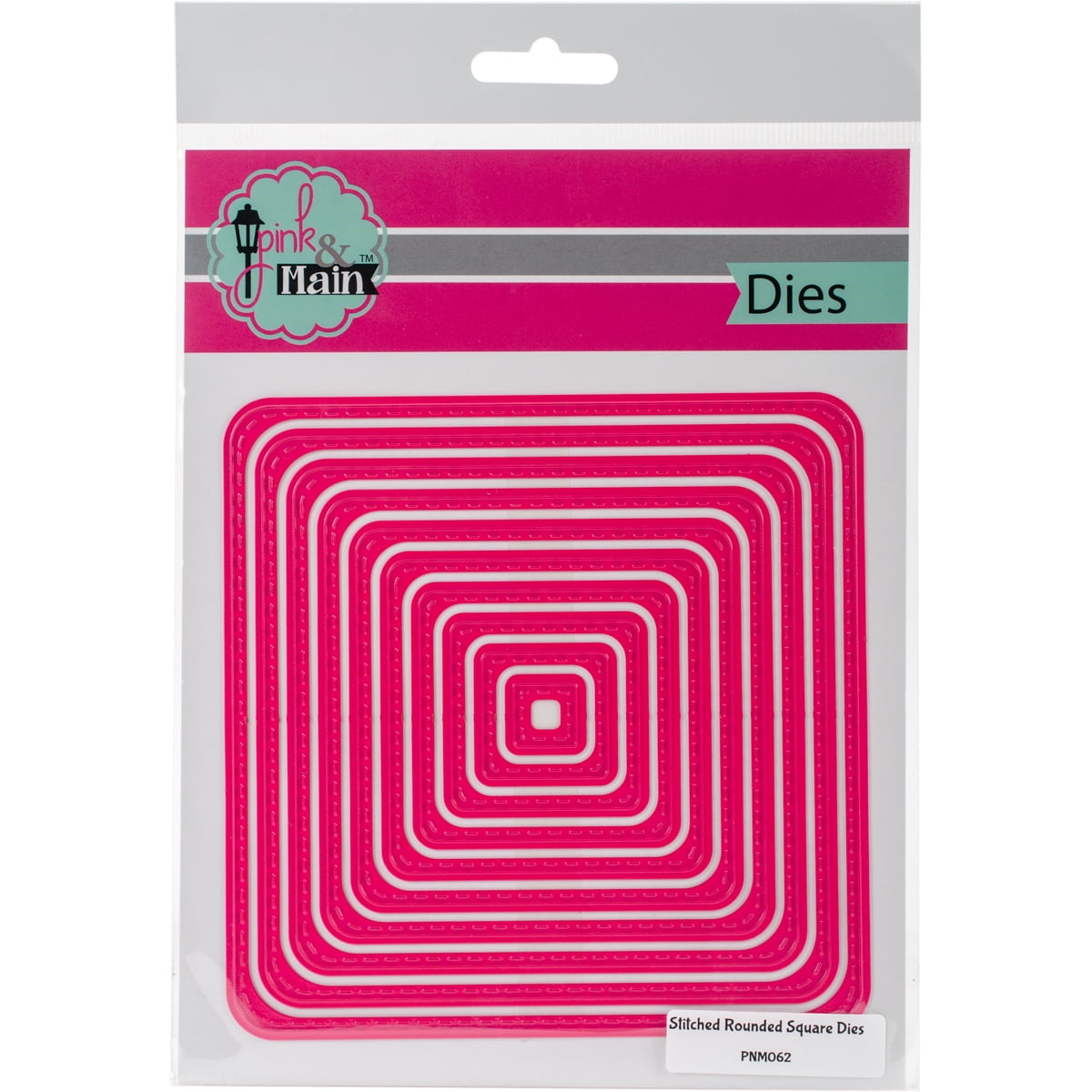 Pink And Main Dies-Stitched Rounded Square, 10/Pkg - Walmart.com