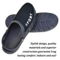Roxoni Men's Waterproof Rubber Clog Sandals with Breathable Mesh Upper ...
