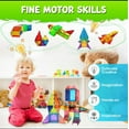 Smarty Play Magnetic Tiles Building Set, 100 Pieces with Car ...