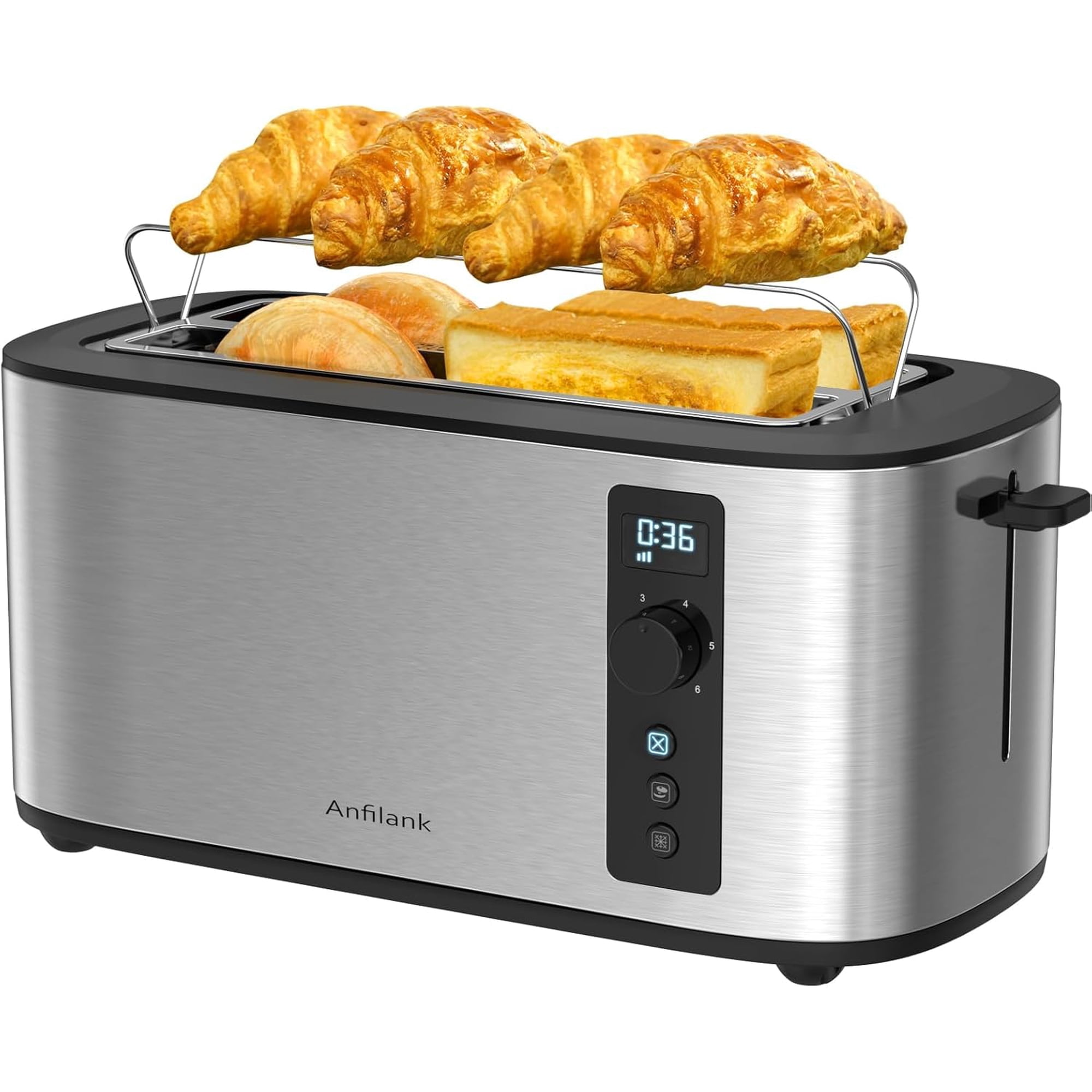 Click here for Unbranded Long Slot 4 Slice Toaster  Countdown Tim... prices